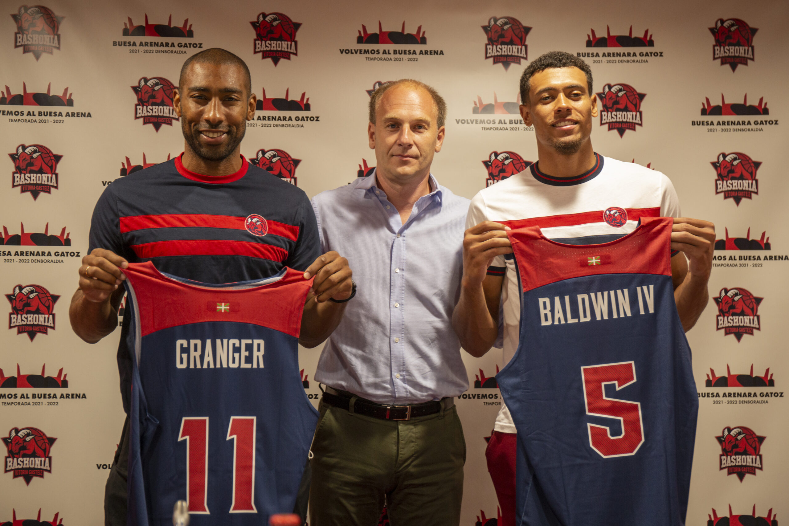Presentación de Jayson Granger y Wade Baldwin IV